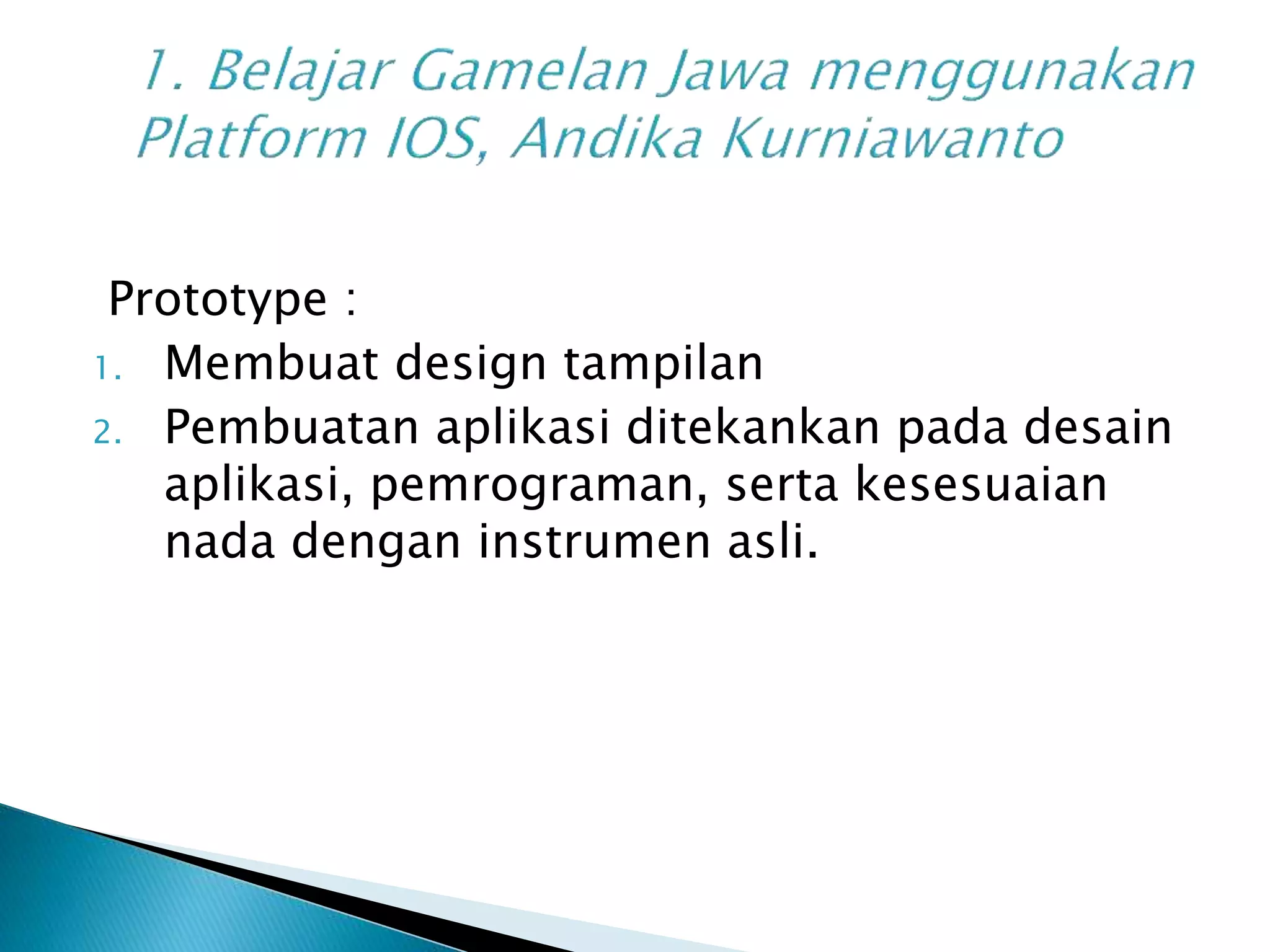 Analisa TA -> Prototype dan Test | PPTX