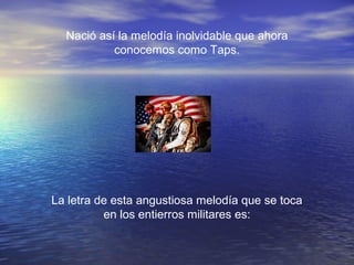 Taps funeral militar | PPS