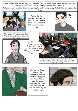 The last lesson in comic form for English art integrated project class ...