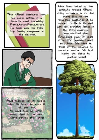 The last lesson in comic form for English art integrated project class ...