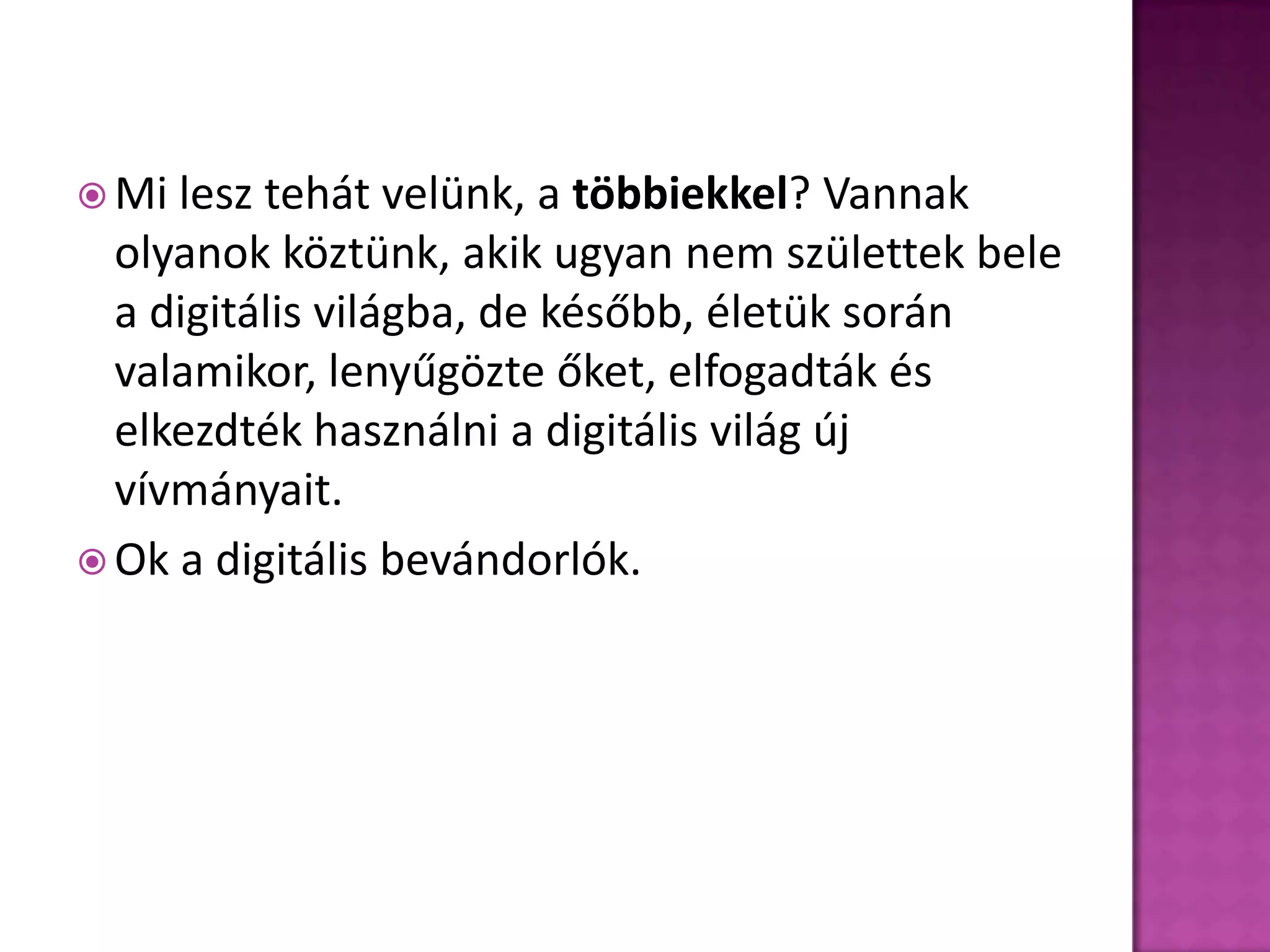 Tapscott prensky-fehérppt | PPT