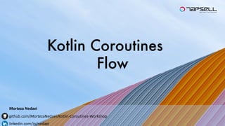 Coroutines Flow & Channels Workshop Slides | PDF