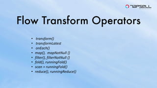 Coroutines Flow & Channels Workshop Slides | PDF