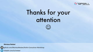 Coroutines Flow & Channels Workshop Slides | PDF