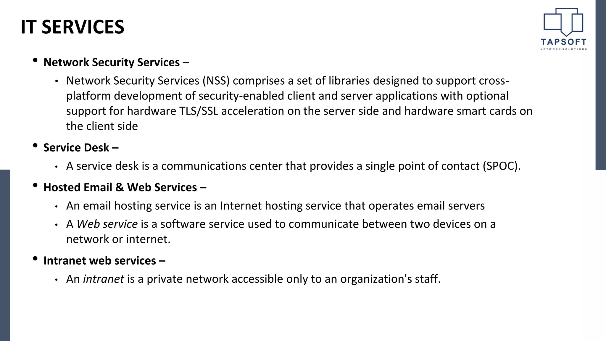 Tapsoft network solutions | PDF