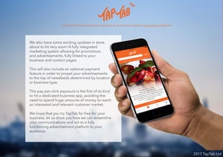 TapTab Messaging App | PPT