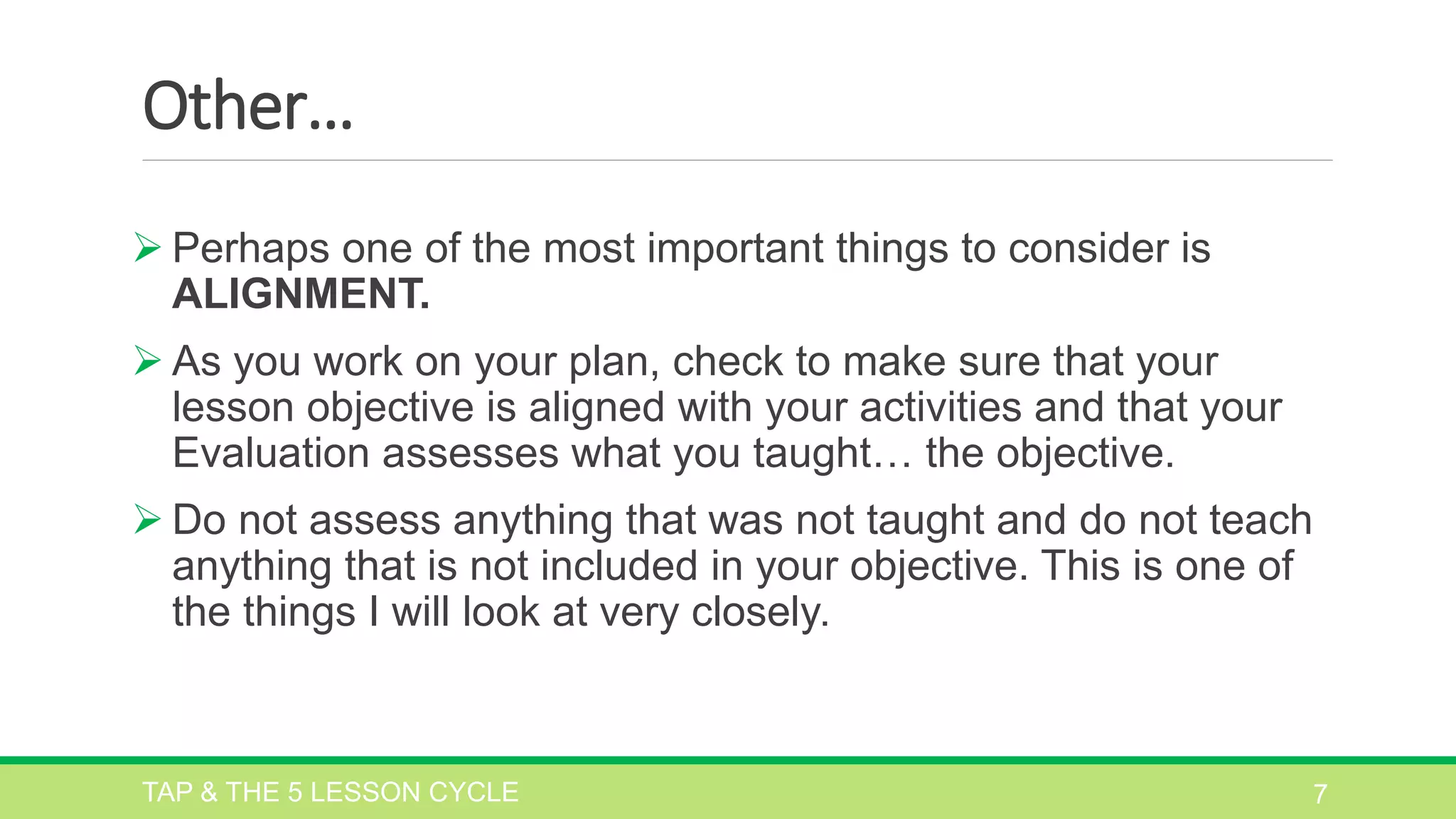 Tap & the 5E lesson cycle | PPT