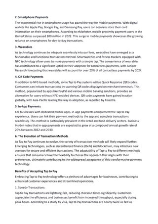 Tap to Pay- The Future of Technological Payments | PDF | Credit Cards ...