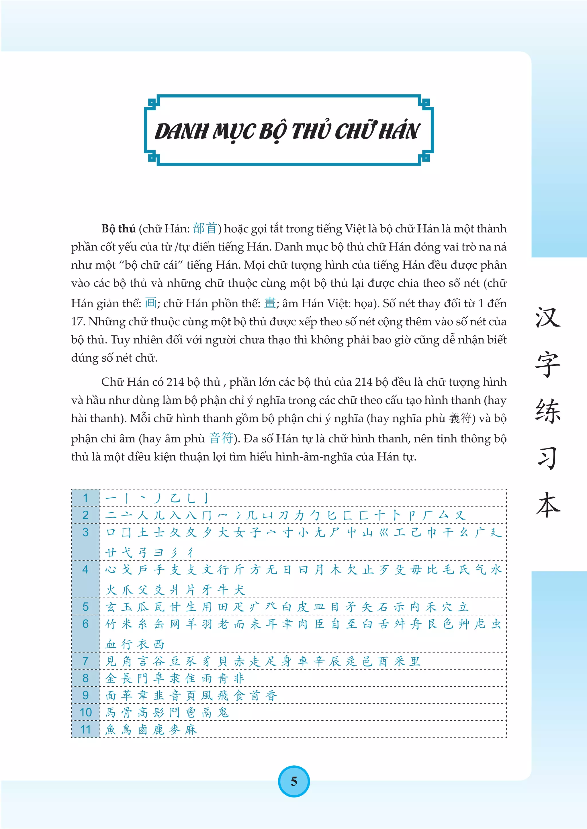 Tap viet chu han doc thu | PDF