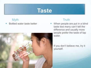 Tap vs Bottled Water | PPTX