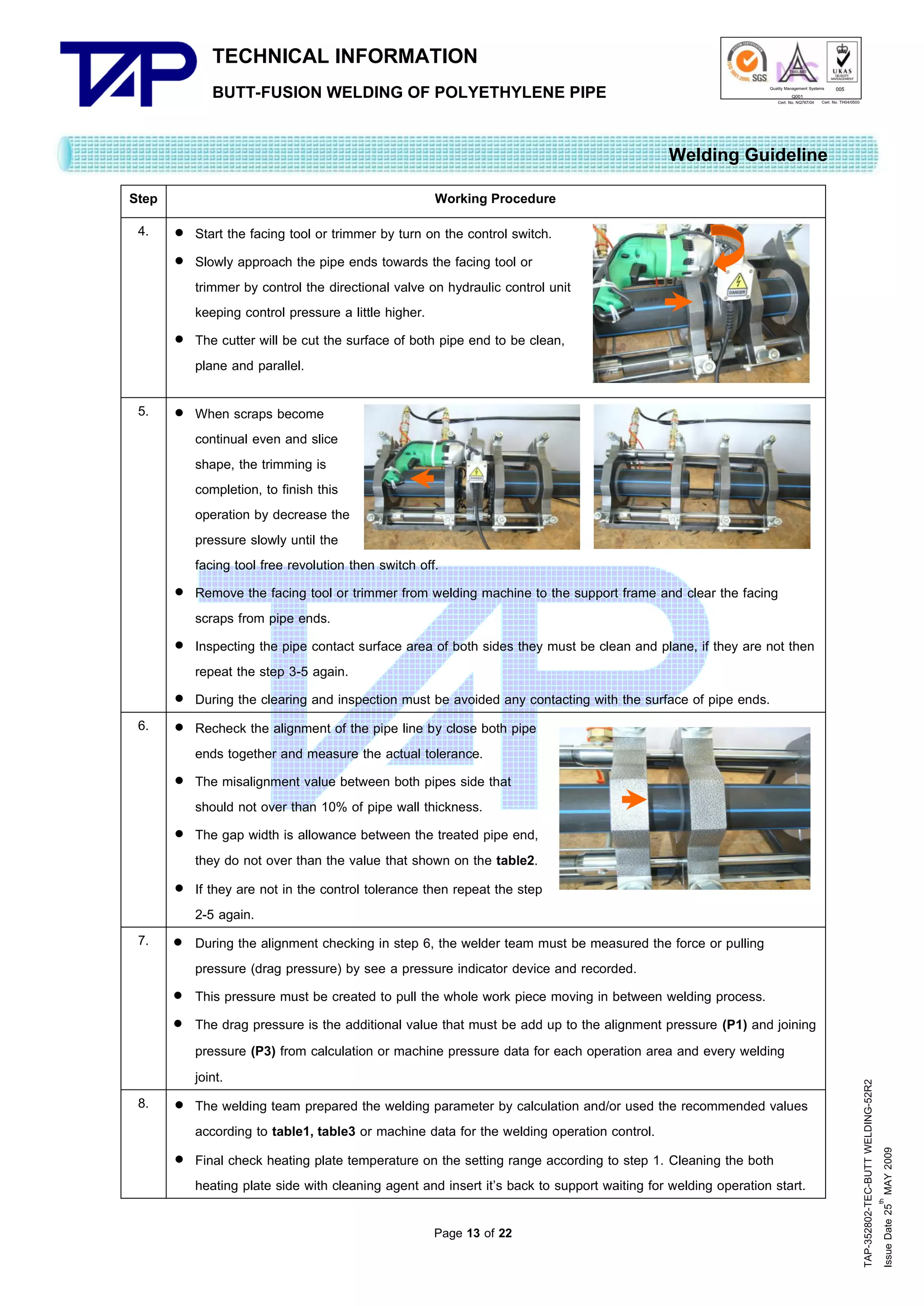Tap welding guideline_english | PDF