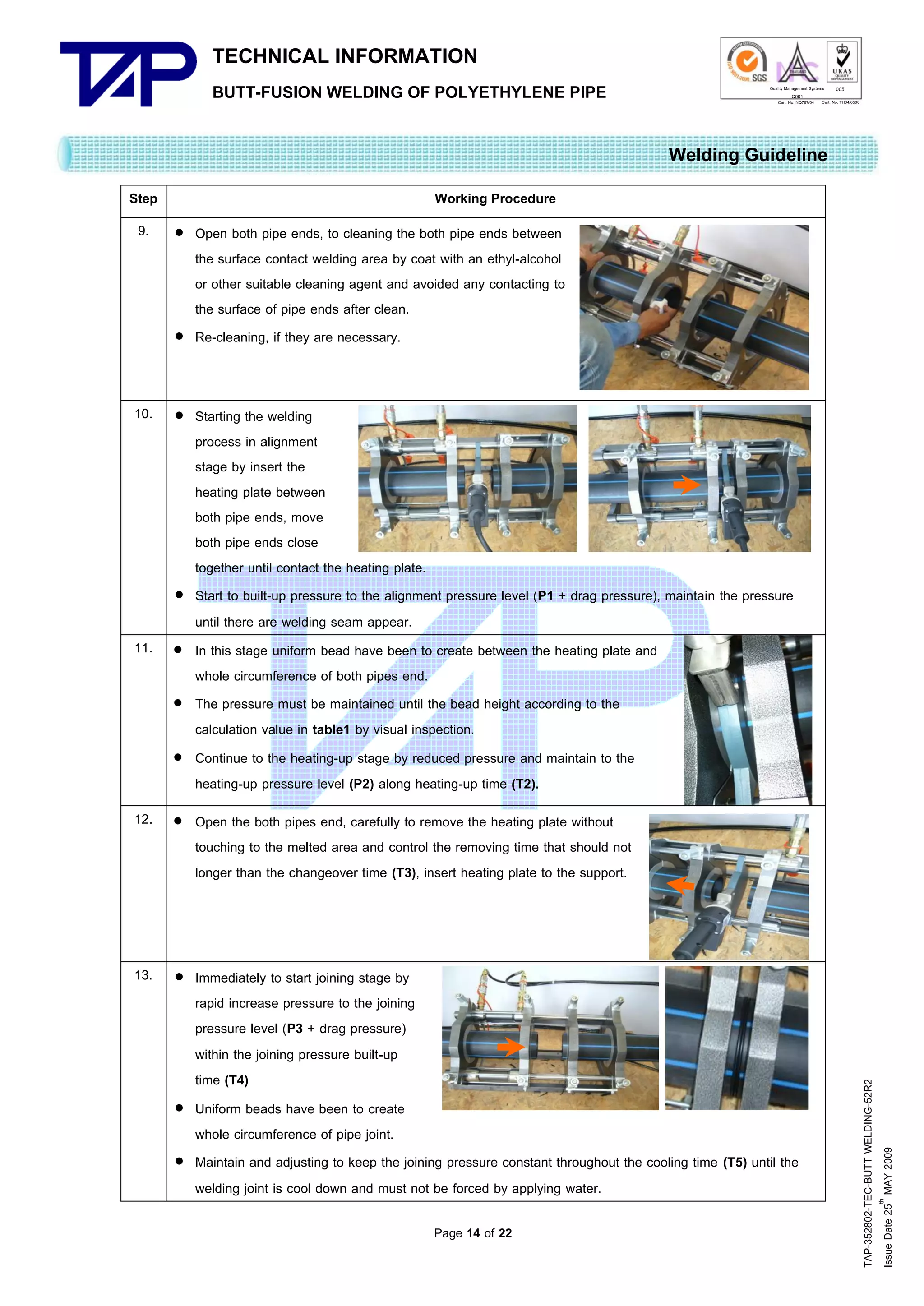Tap welding guideline_english | PDF