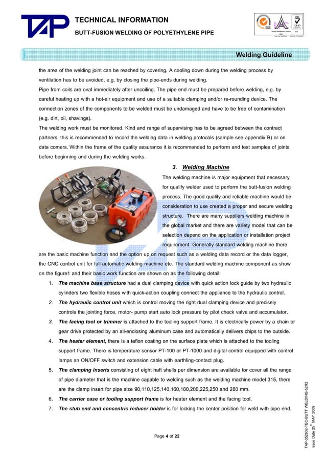 Tap welding guideline_english | PDF