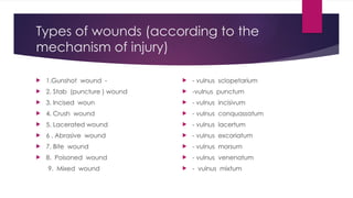 Comprehensive Overview of Wound Classification, Complications, and ...