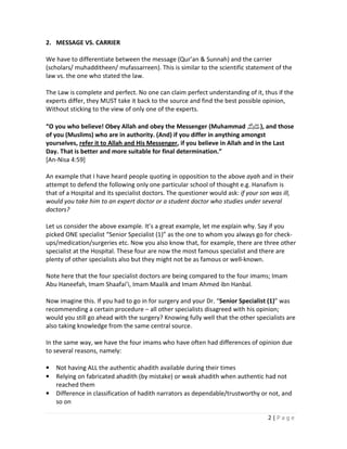 Taqleed following blindly | PDF