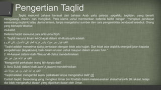 Taqlid | PPTX