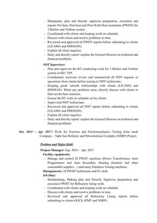 Ta quang thao | DOC | Civil Engineering Industry | Industries