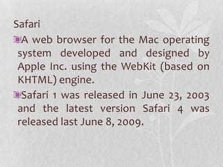Taque | PPTX | Browsers | Computer Software and Applications