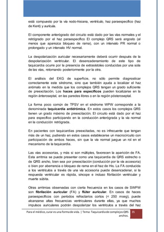 Taquicardia de complejos qrs anchos | DOCX