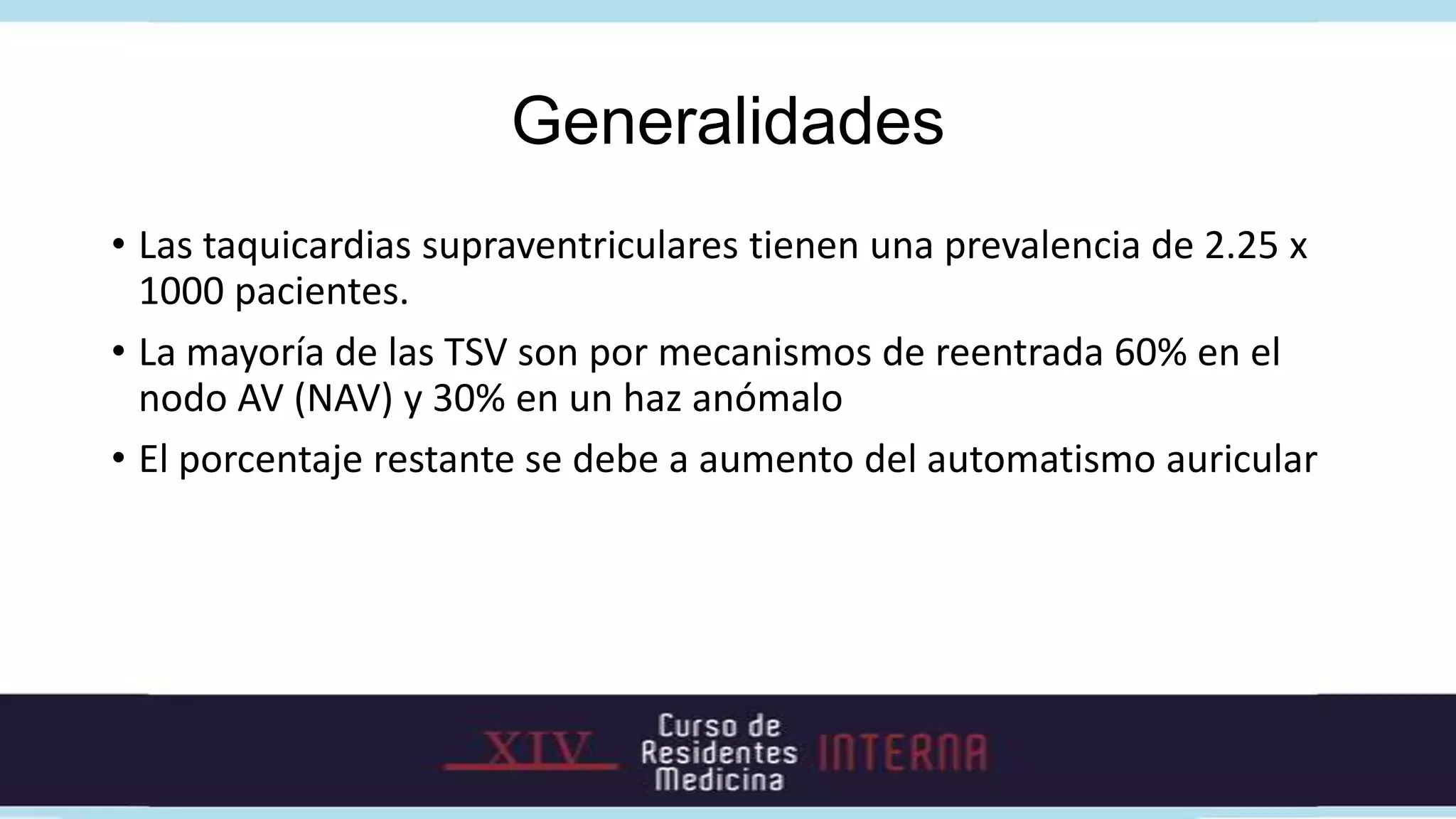 Taquicardia supraventricular | PPTX