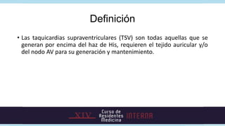Taquicardia supraventricular | PPTX