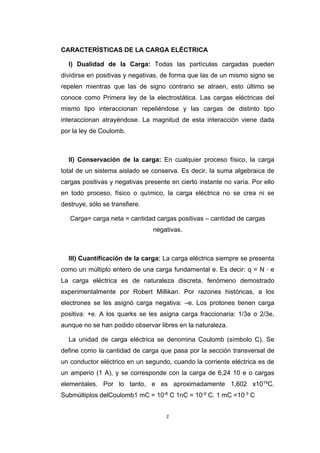 CARGA ELECTRICA Y MATERIA | PDF