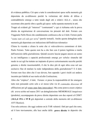 Tar 2021 memoria signed parenti CASO FERRARO | PDF