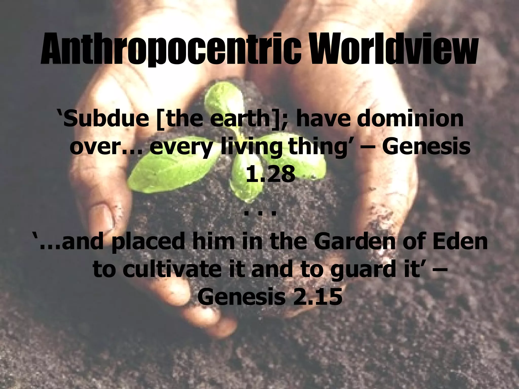 Tara and Rachel present Jewish Environmental Ethics | PPT