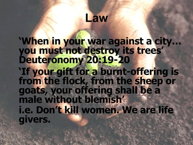 Tara and Rachel present Jewish Environmental Ethics | PPT