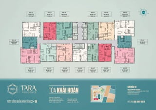 mặt bằng căn hộ tara residence | PPT