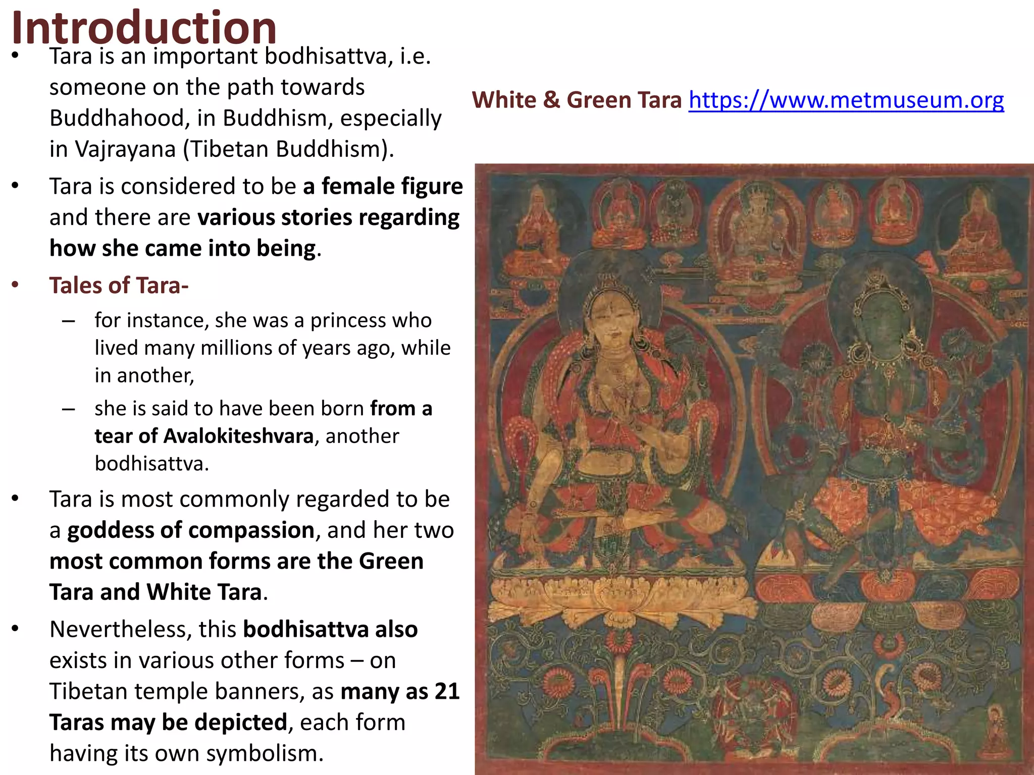 Buddhist Goddess- Tara | PPTX