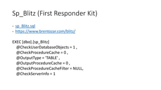 Tarabica 2019 (Belgrade, Serbia) - SQL Server performance troubleshooting | PPT