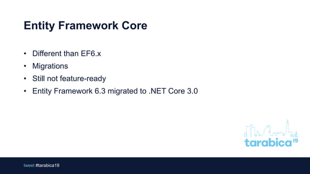 Tarabica 2019 Migration From Aspnet Mvc To Aspnet Core Ppt