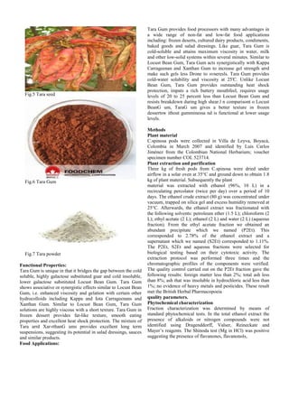 Tara gum | PDF