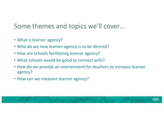Learner Agency Workshop | PPT