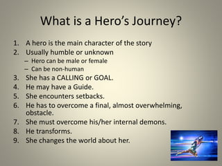 The Hero's Journey - Creating a Compelling Story | PPTX