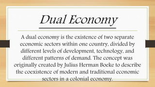 Aspects Of Dualism in India | PPTX