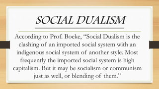 Aspects Of Dualism in India | PPTX