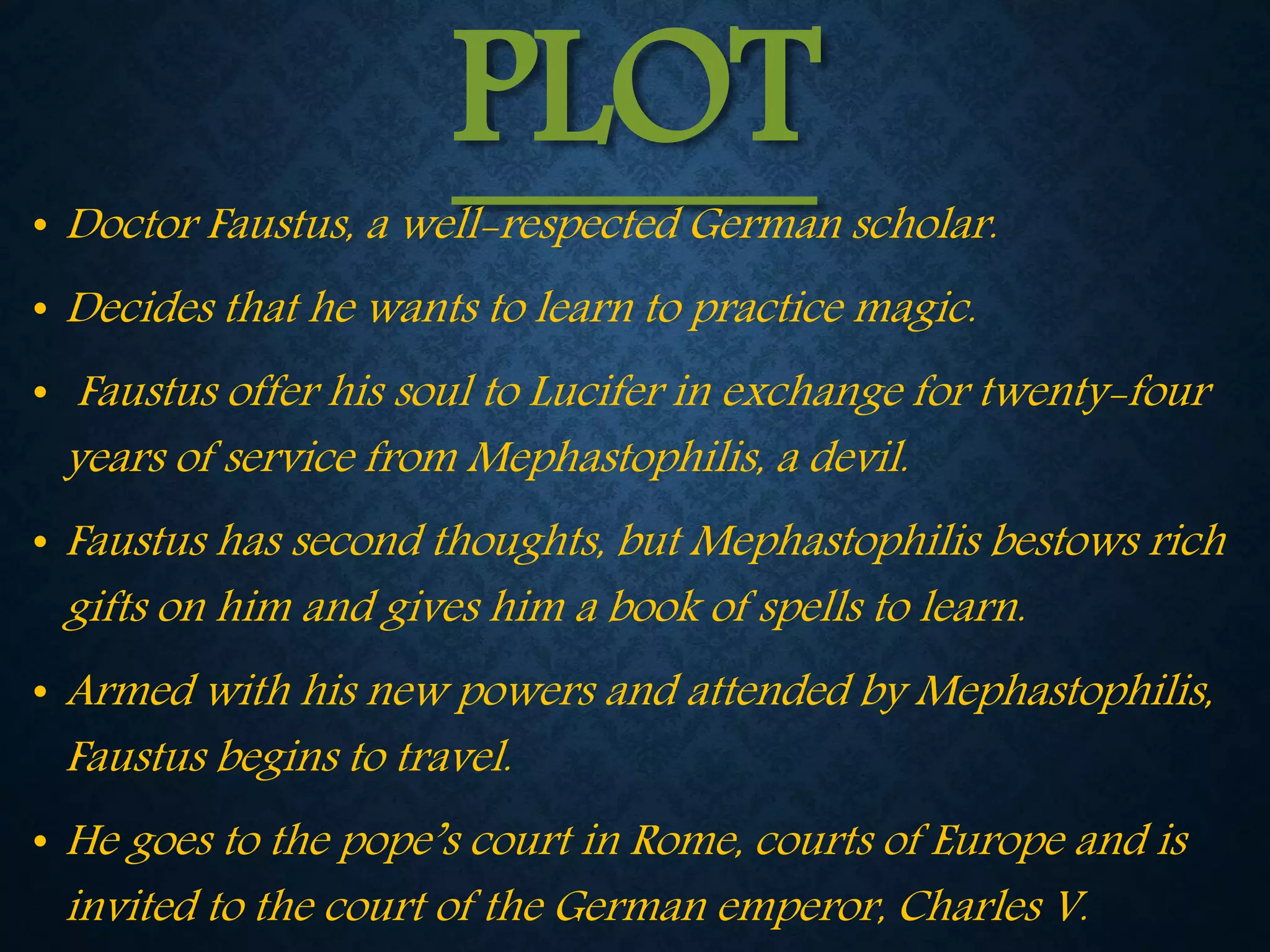 Dr faustus Play English Bu Christopher Marlowe | PPTX