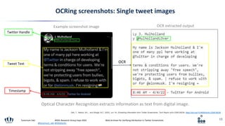 Web Archives for Verifying Attribution in Twitter Screenshots | PPTX