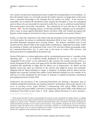 Tarasoff | PDF