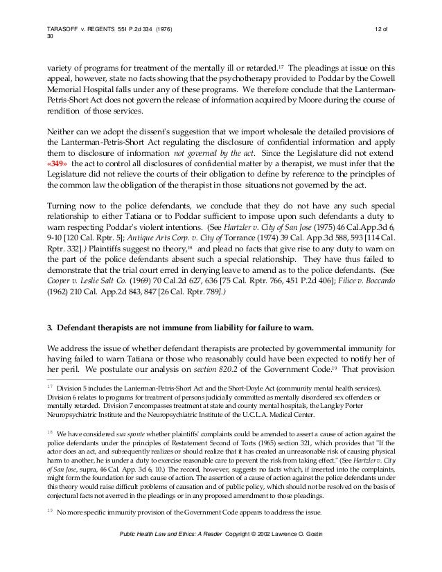 Tarasoff