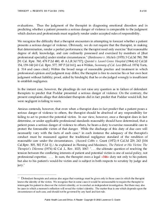 Tarasoff