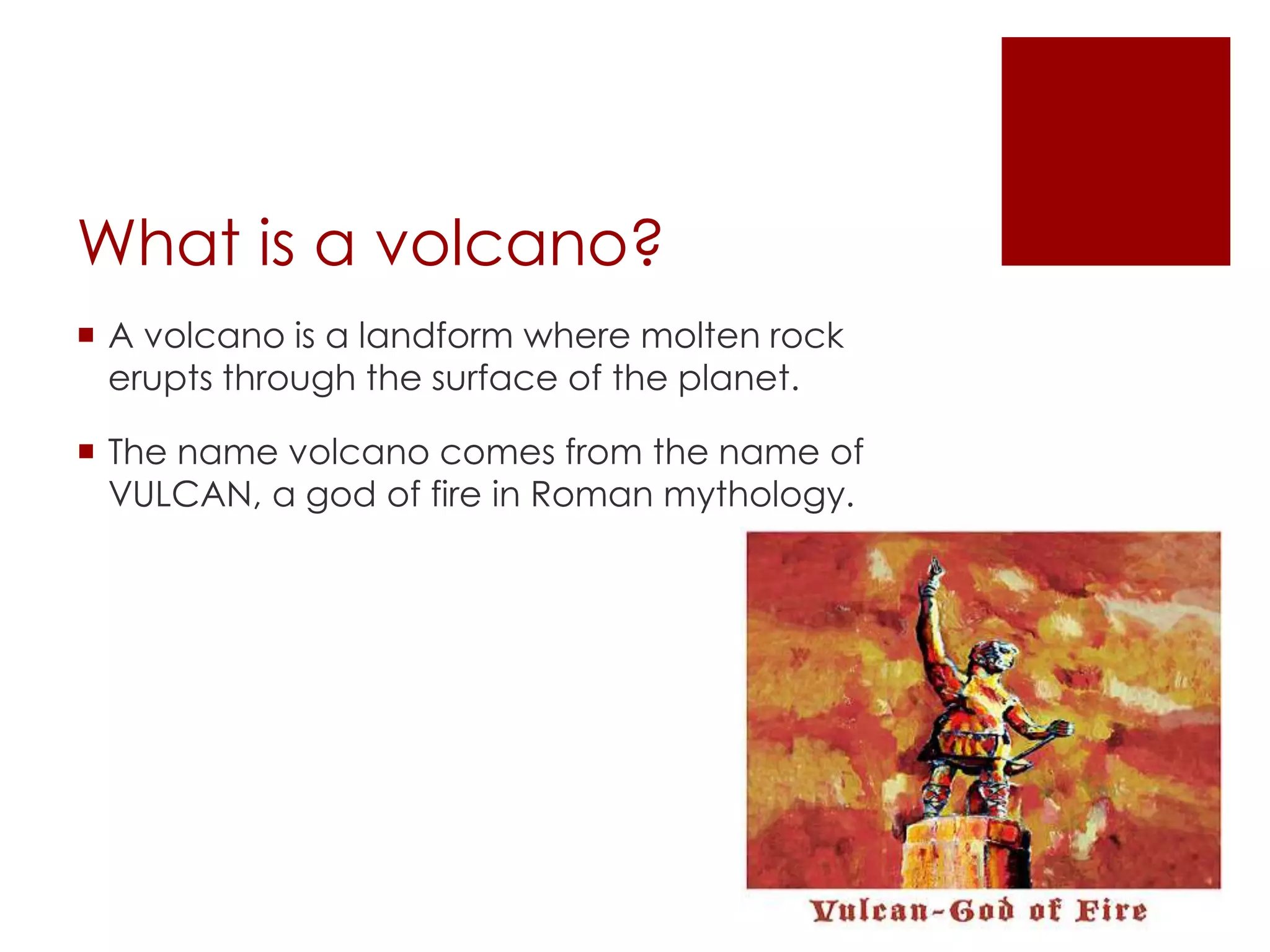 Tara's volcano presentation | PPTX