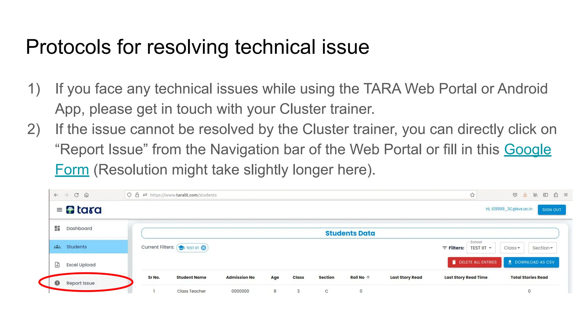 TARA Training Material KVS Teachers for kvs | PDF