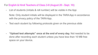 TARA Training Material KVS Teachers for kvs | PDF