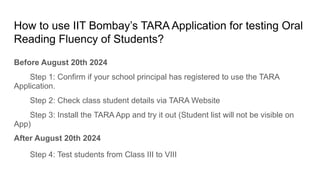 TARA Training Material KVS Teachers for kvs | PDF
