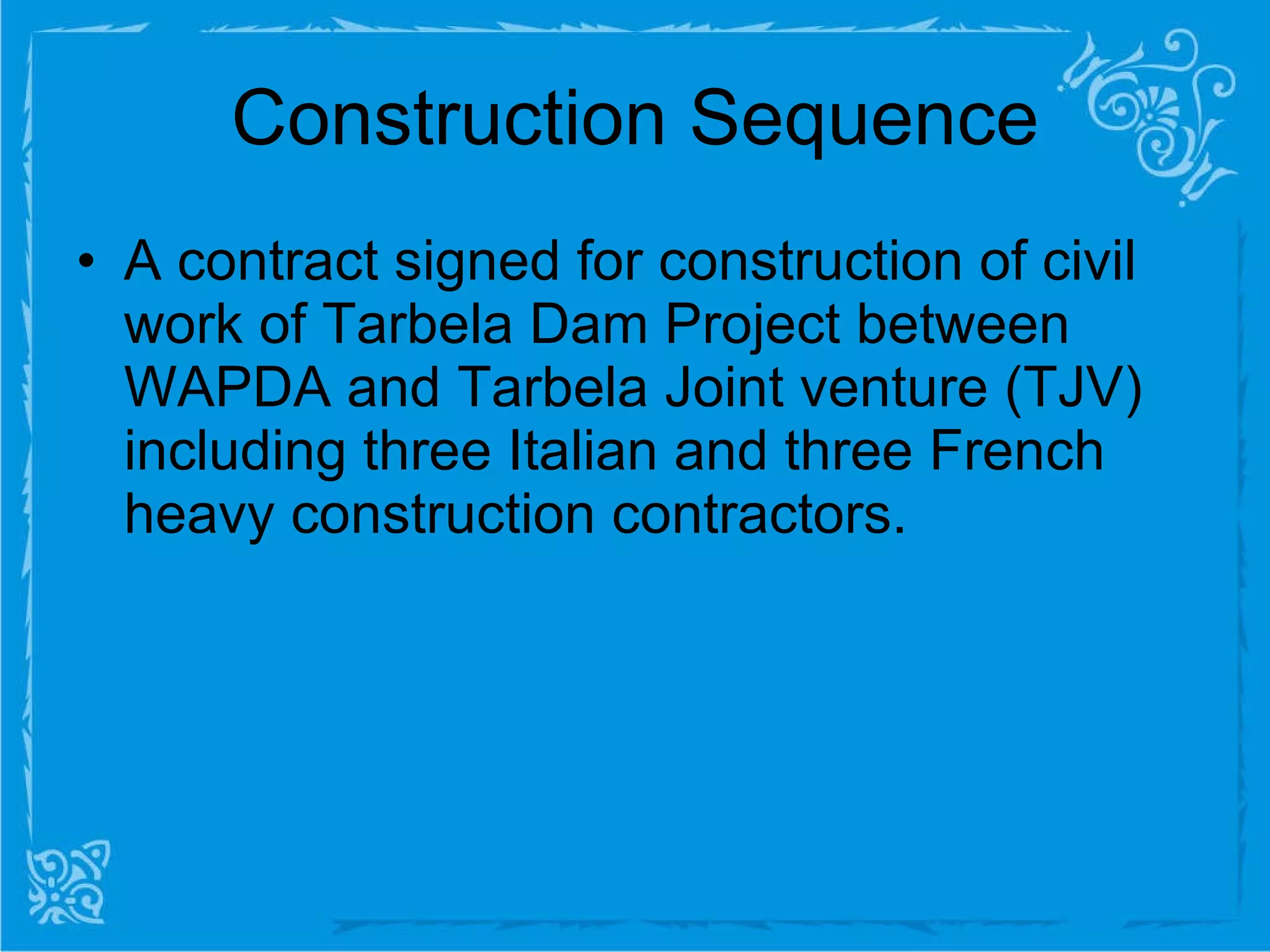 Tarbela dam project97 2003 | PPT