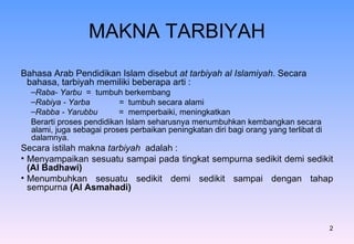 Tarbiyah islamiyah | PPT