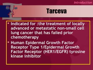 Tarceva ( erlotinib ) 2 | PPT
